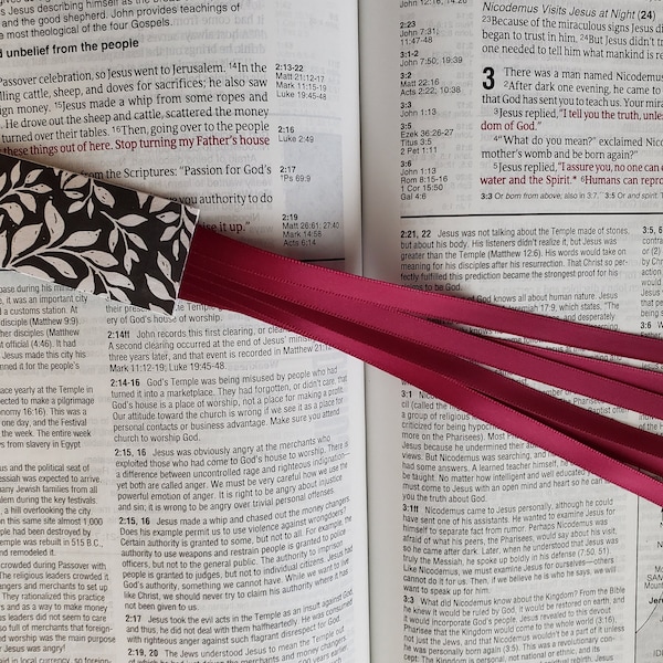 Ribbon Bookmark - Etsy
