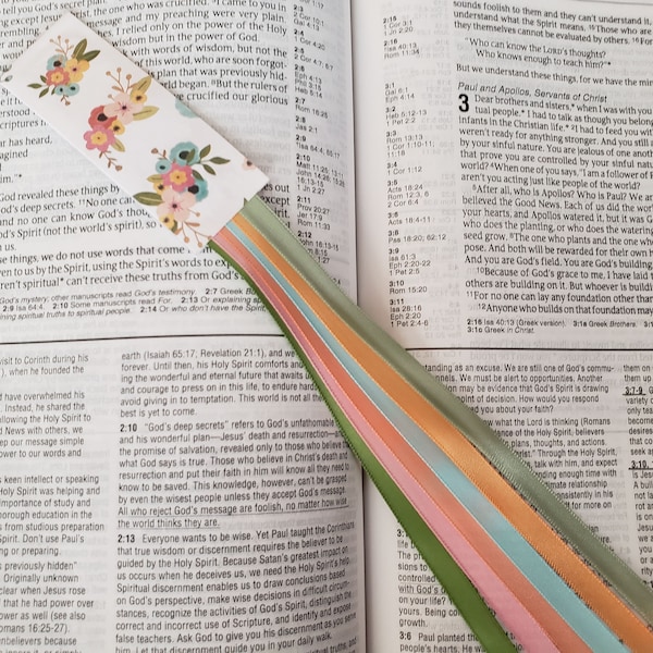 Scripture Ribbon Bookmark - Etsy