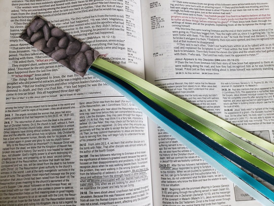 RIVERSIDE Bible Bookmark Ribbons/ Multi Page Book Mark/ Multi Ribbon ...