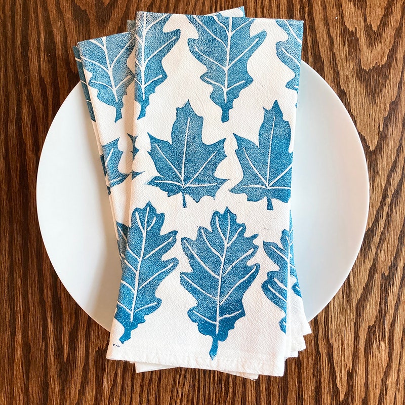 Block Print Napkins - Etsy
