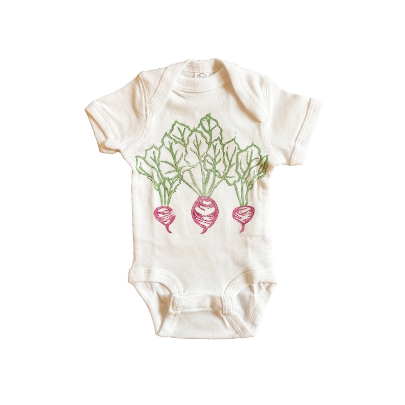 Vegetable Print Onesie - Etsy
