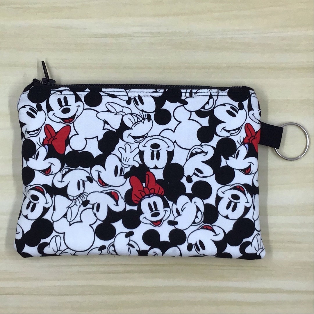 Mickey Mouse Coin Purse Mini Purse Small Zipper Pouch Card Wallet Kids ...
