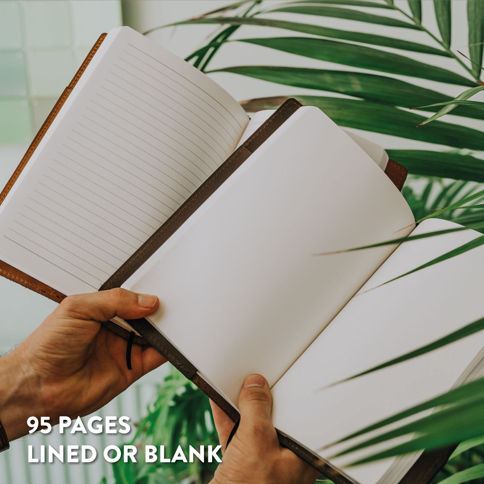 Sketchbook Unlined Journal Blank Pages Refillable Leather | Etsy