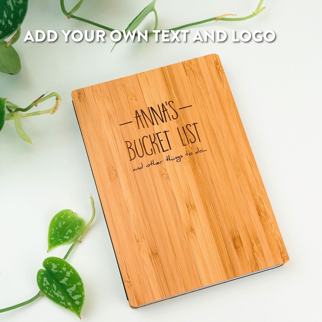 Sketchbook, Sustainable Notebook, Happy Planner, Bamboo Journal, Diary ...