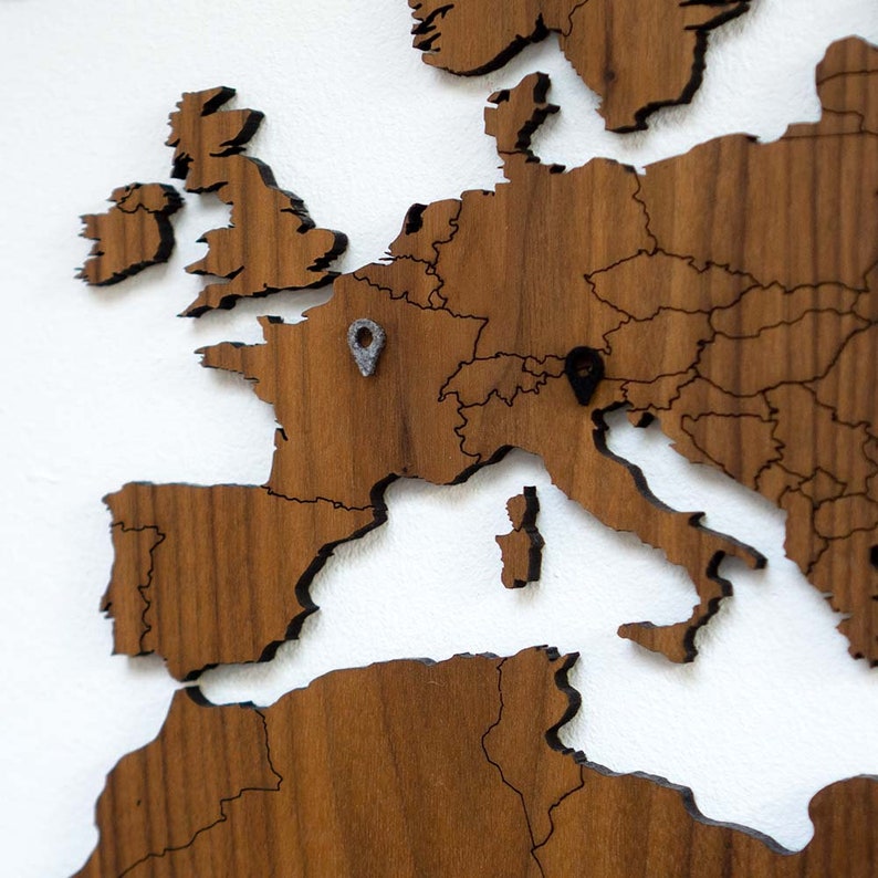 Map Markers for Wooden Worldmap, Push Pin World Map, Map Tack, Location ...