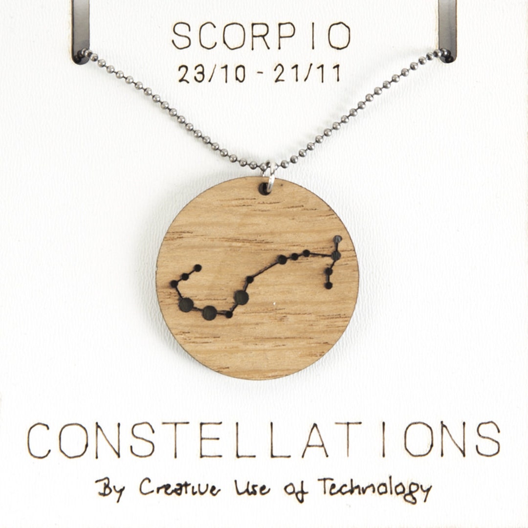 Zodiac Jewelry Scorpio, Zodiac Sign Necklace, Zodiac Charms ...