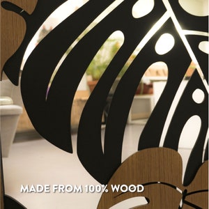 Jungle Wall Panel, Monstera Leaves Wall Decor, 3 Piece Wall Panels ...