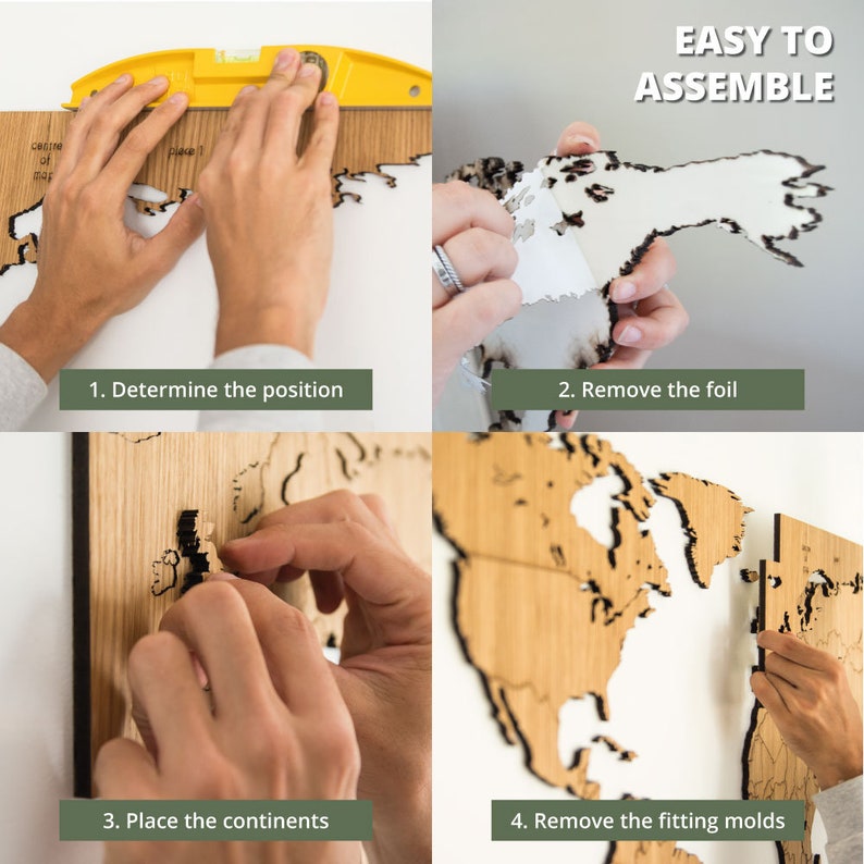 World Map Push Pin Wooden World Map Push Pin Wall Art | Etsy UK