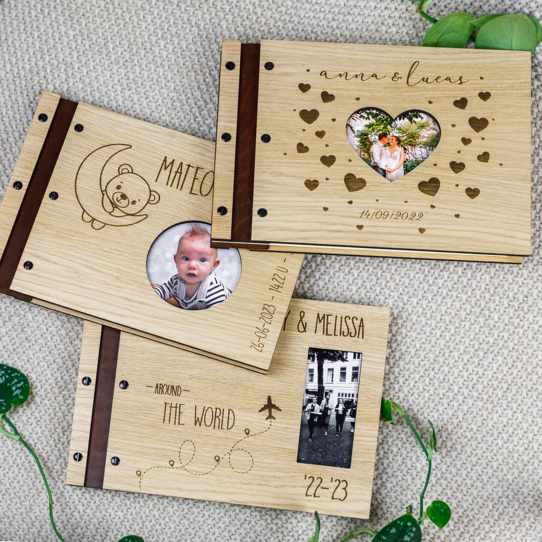 Rustic Guestbook, Wedding Photobook, Wedding Guestbook, Custom ...