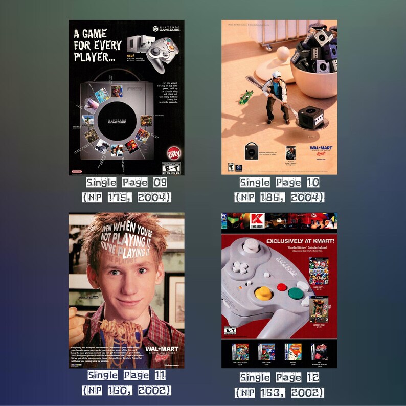 Nintendo Gamecube Digital Poster Pack (20 Digital Prints, 2000-2004) - Etsy