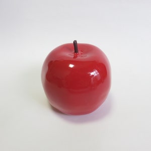 Red Apple, Ceramics and Pottery, Red Apple Sculpture, Ceramic Fruits - Etsy