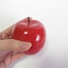 Red Apple Ceramics and Pottery Red Apple Sculpture Ceramic - Etsy