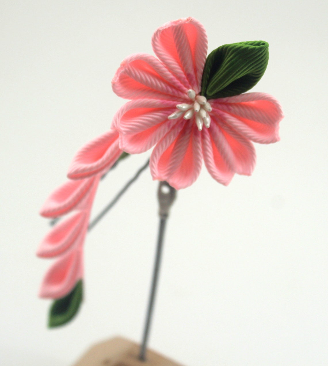 Japanese Hair Pin-kanzashi Hair Fork-pink Hair Pin-kanzashi U - Etsy