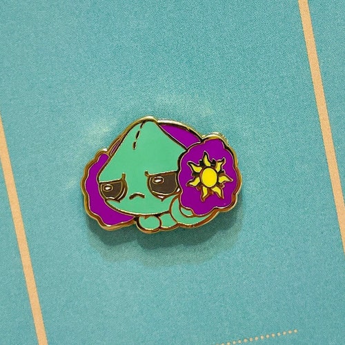 Tangled Inspired Grumpy Pascal Pin Fantasy Pin Chameleon Pin - Etsy
