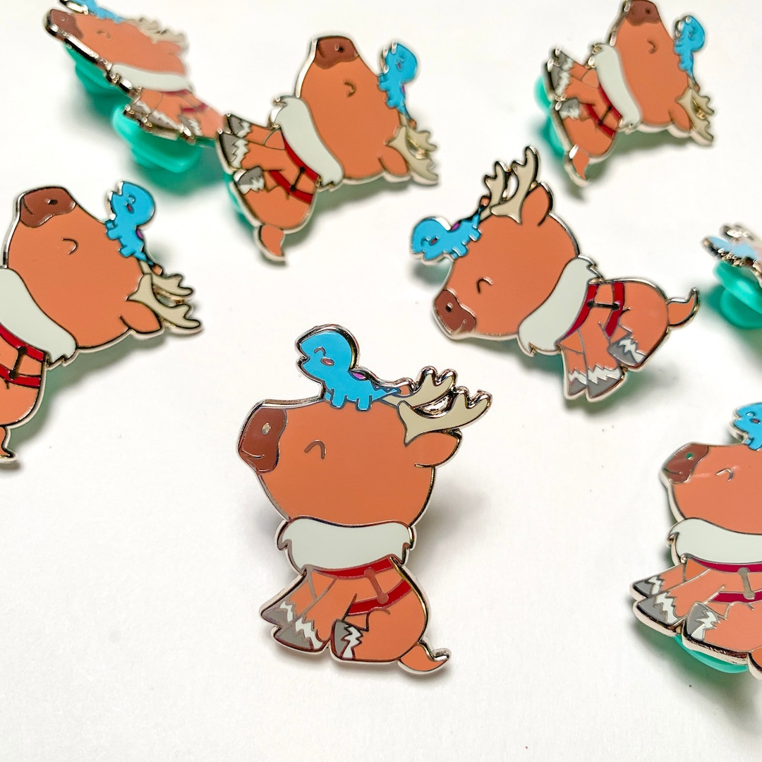 Frozen Friends Pin, Frozen Inspired Pin, Fantasy Pin, Reindeer Sven - Etsy