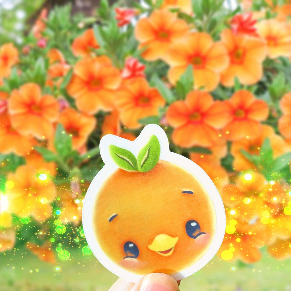 Orange Bird Vinyl Sticker, Disney Orange Bird, Tropical Bird - Etsy