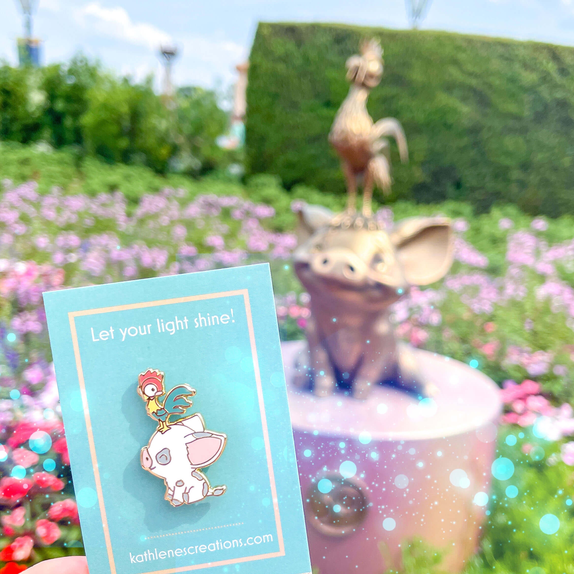 Moana Sidekicks Pin Fantasy Pin Hei Hei - Etsy