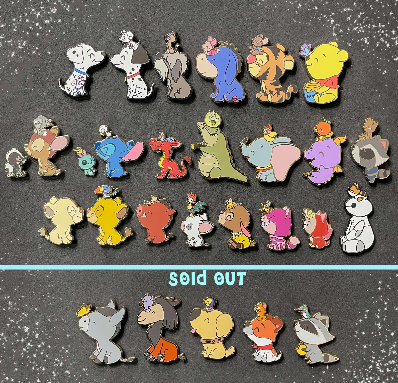 Buddies Pins, Sidekick Pins, Chibi Animals, Kawaii Animal Pins - Etsy