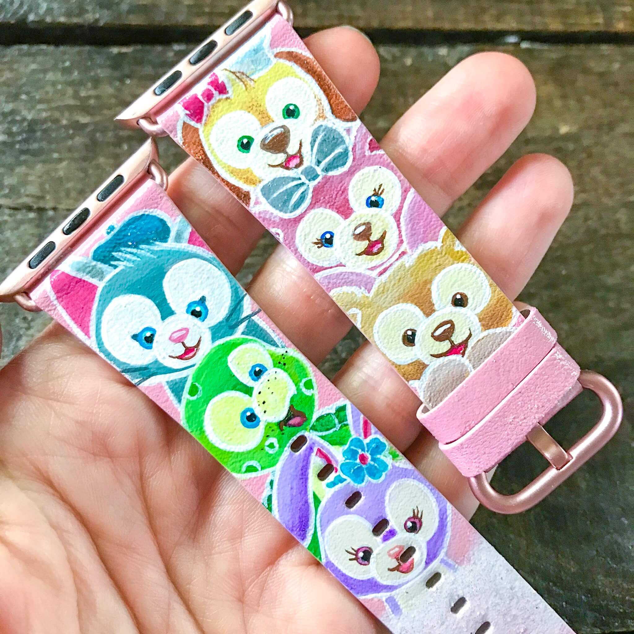 Custom Painted Watch Band Apple Watch Band Painted Watch - Etsy