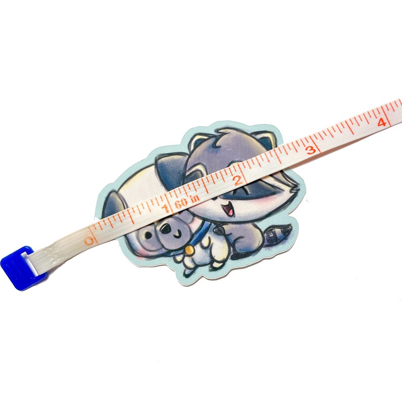 Racoon and Pug Sticker Disney Pocahontas Inspired Meeko - Etsy