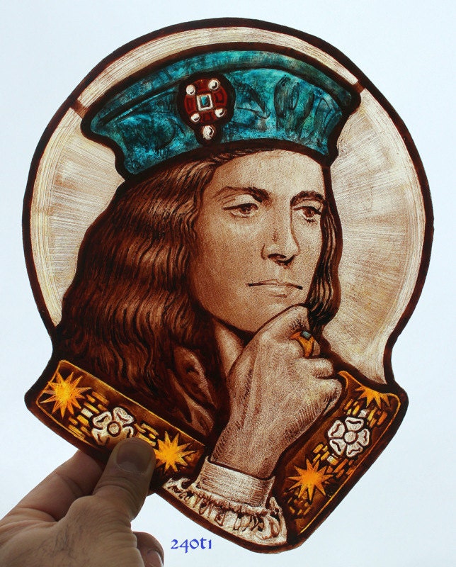 Custom Made Stained Glass Window, Get Your Own Portrait, in Antique ...