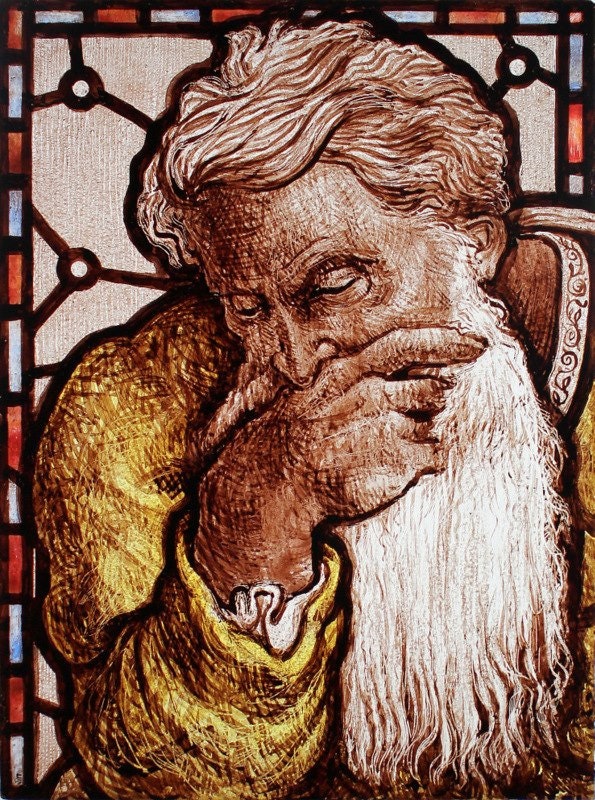 Custom Made Stained Glass Window, Get Your Own Portrait, in Antique ...