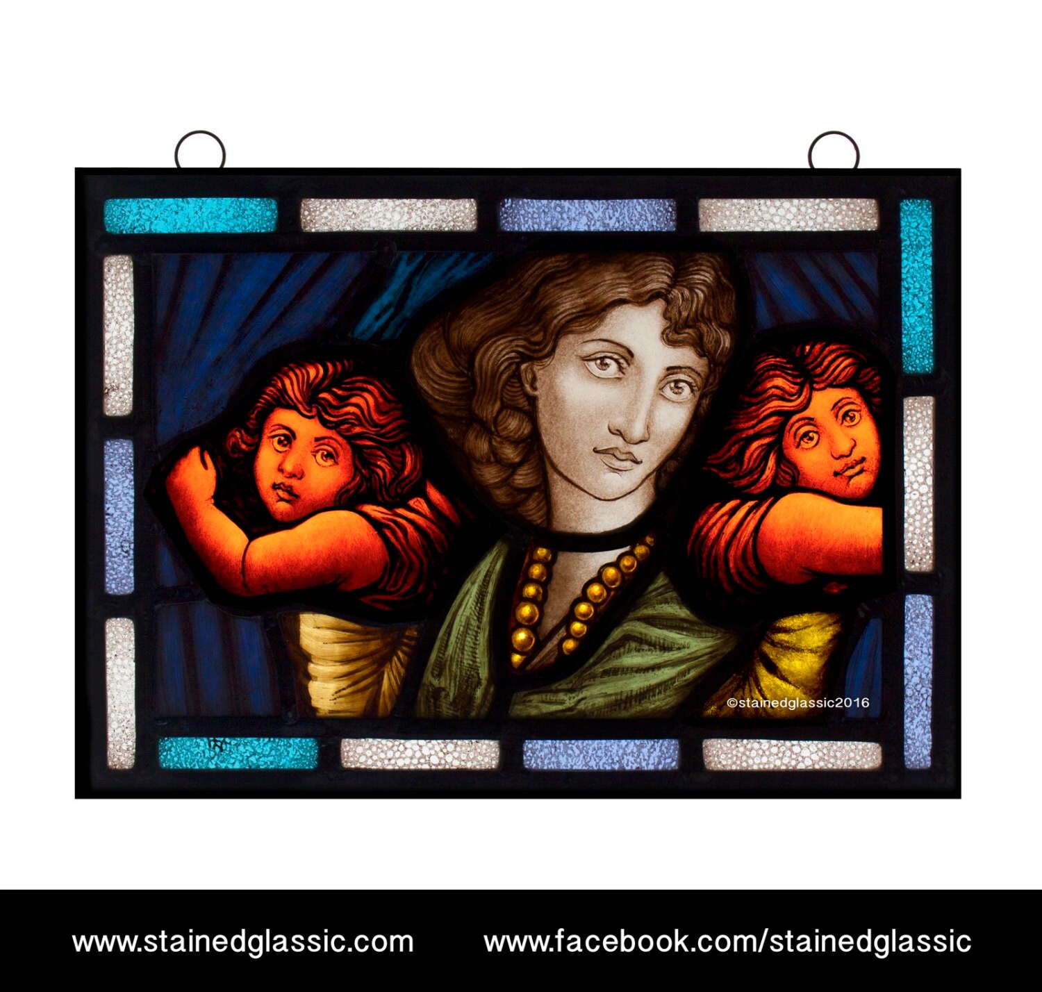 Stained Glass Window, 'holding Your Love' Panel, Leaded, Ready to Hang ...