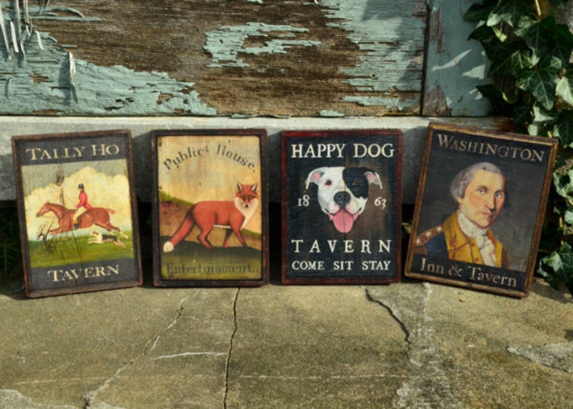 Small Reproduction of Hand Painted Original Art - Antique Looking "dr ...