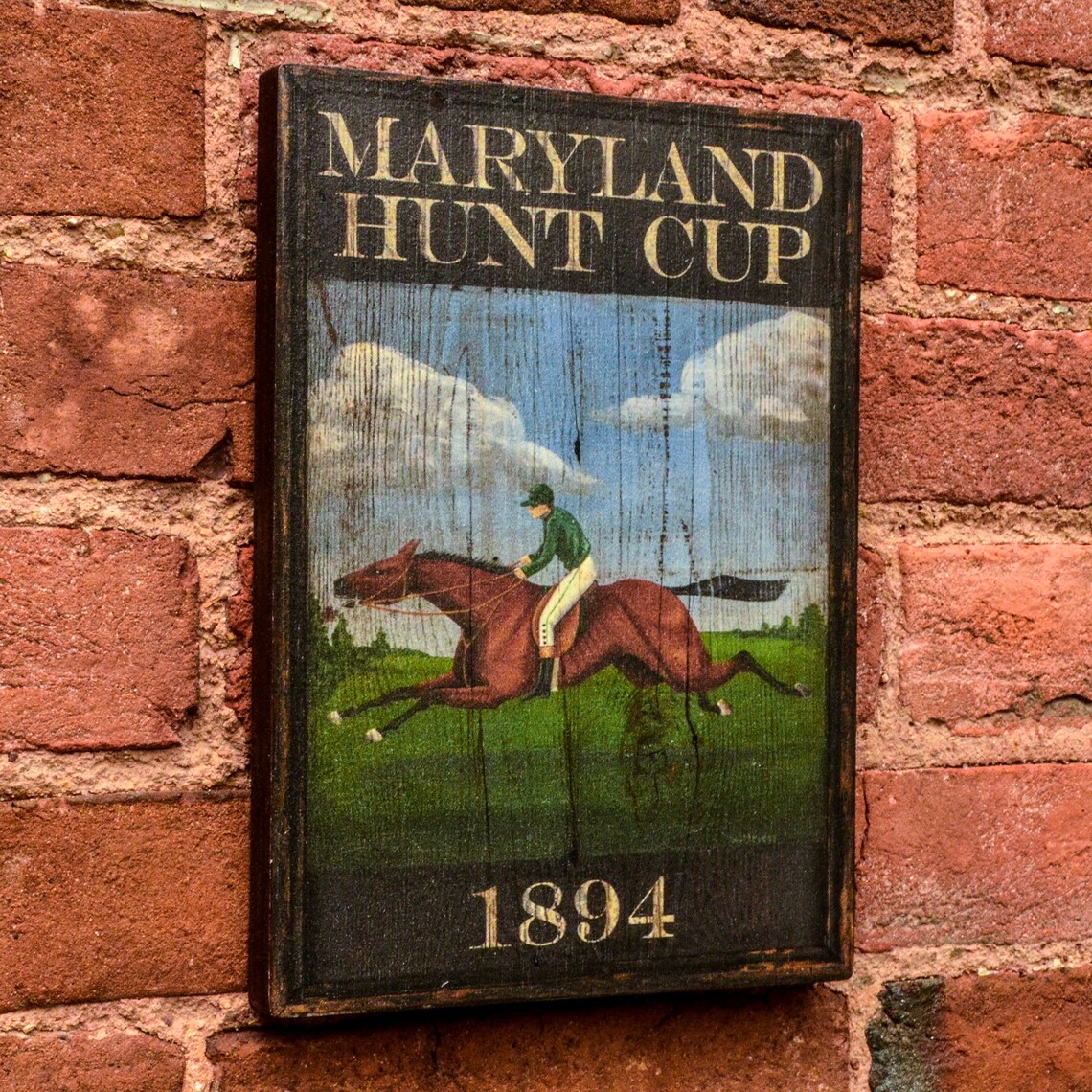 Medium Maryland Hunt Cup 1894 Reproduction of Hand Painted - Etsy