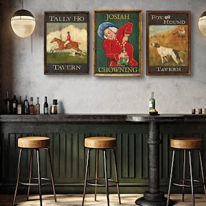 Chowning Tavern Sign Williamsburg Art Pub Sign Tavern Antique Colonial ...