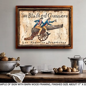 Tavern Sign Art Colonial Style Art Primitive Decor Sign Bar Advertising ...