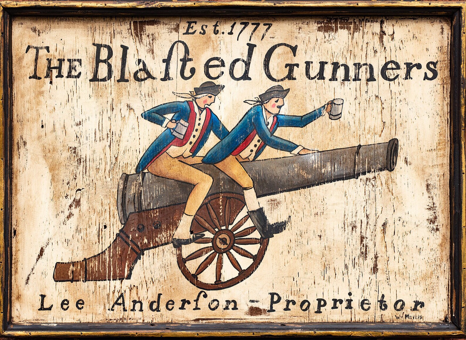 Tavern Sign Art Colonial Style Art Primitive Decor Sign Bar - Etsy