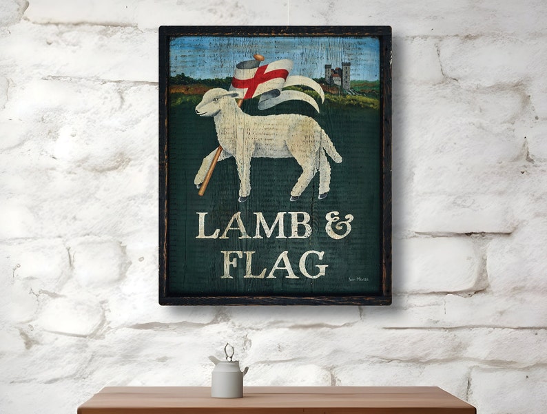 Lamb, Sheep, Custom Signs, Rustic Paintings, Folk Art, Wall Art ...