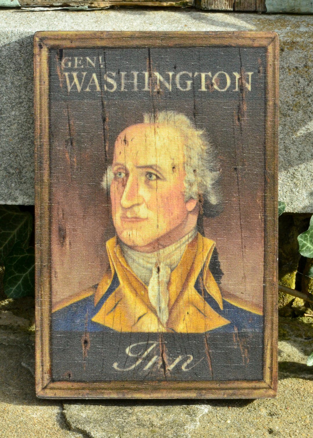 Small Antique Looking "washington Inn" Trade, Tavern, Inn Sign With ...