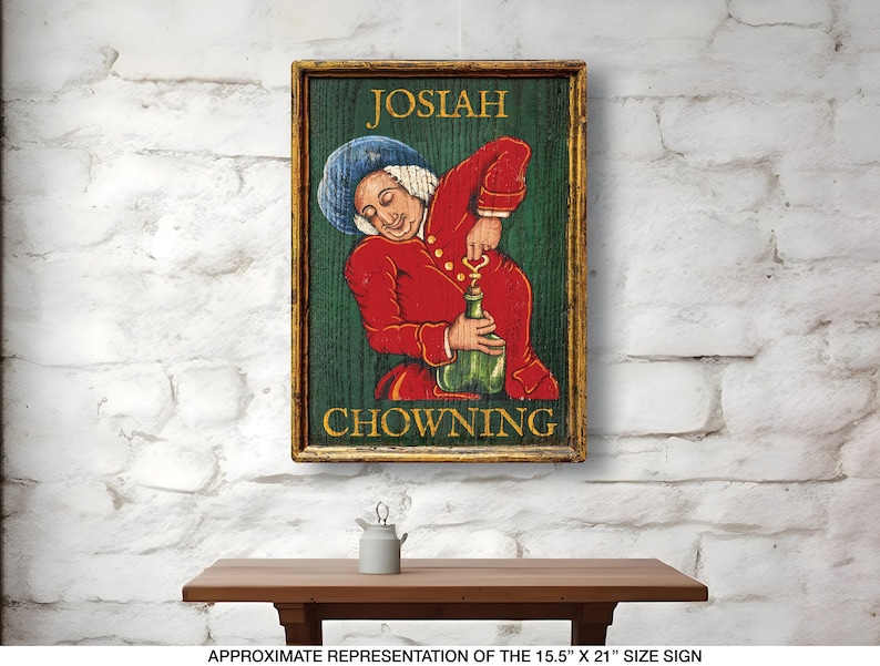 Chowning Tavern Sign Williamsburg Art Pub Sign Tavern Antique - Etsy