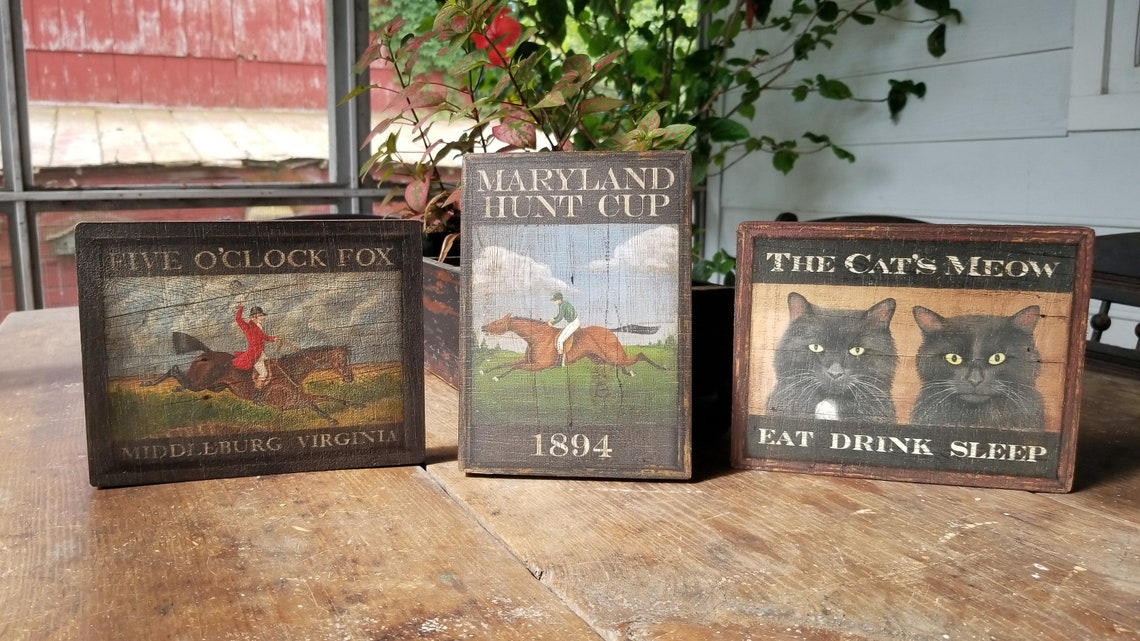 Medium Maryland Hunt Cup 1894 Reproduction of Hand Painted - Etsy