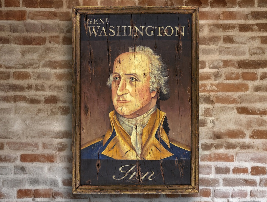 George Washington Inn Sign Antique Look Trade Sign / Tavern Sign ...