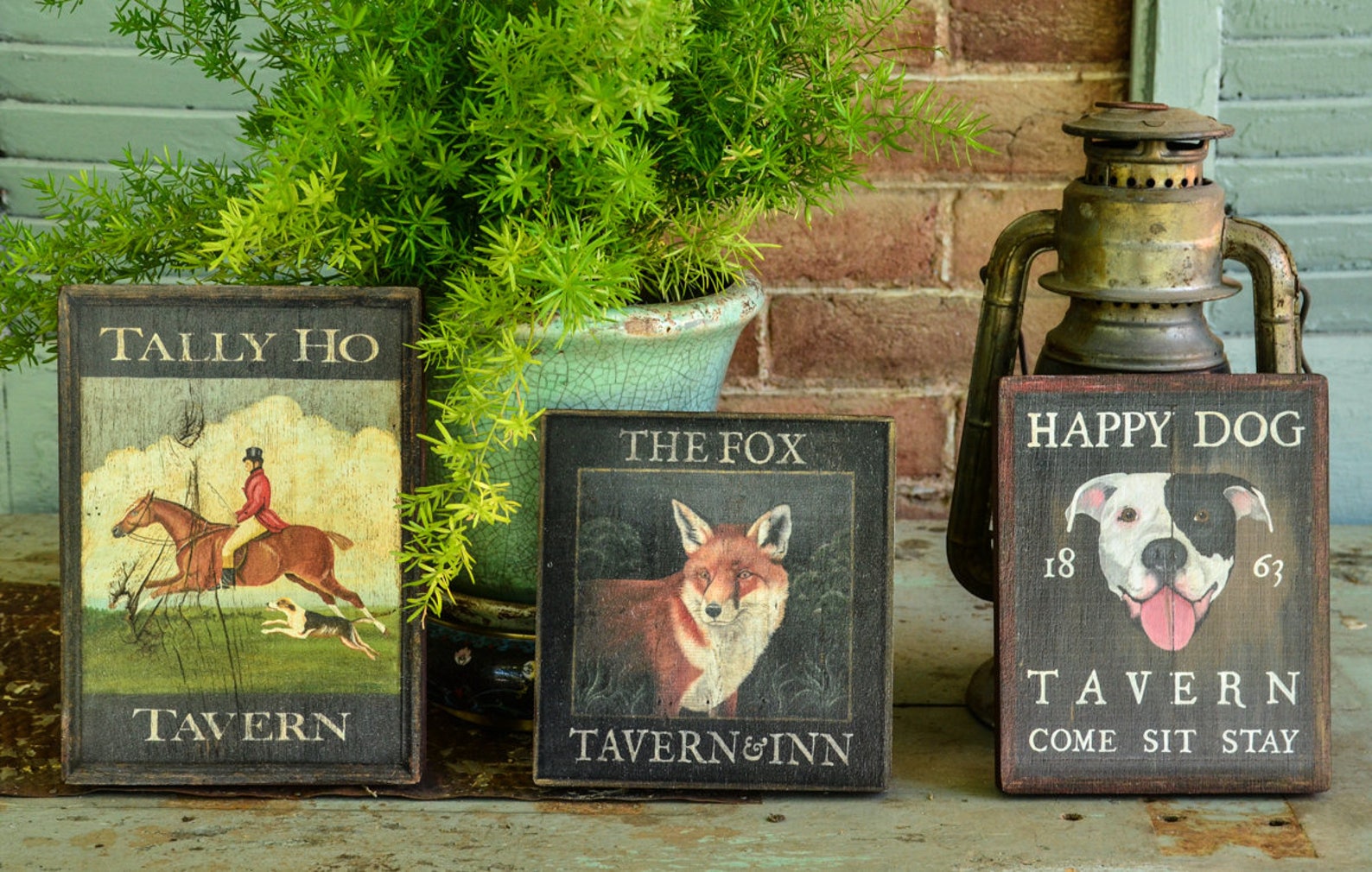 Dog Portrait Custom Signs Rustic Paintings Folk Art Wall - Etsy