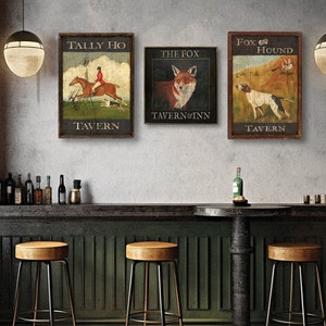 Fox Art, Custom Signs, Rustic Paintings, Folk Art, Wall Art, Primitive ...