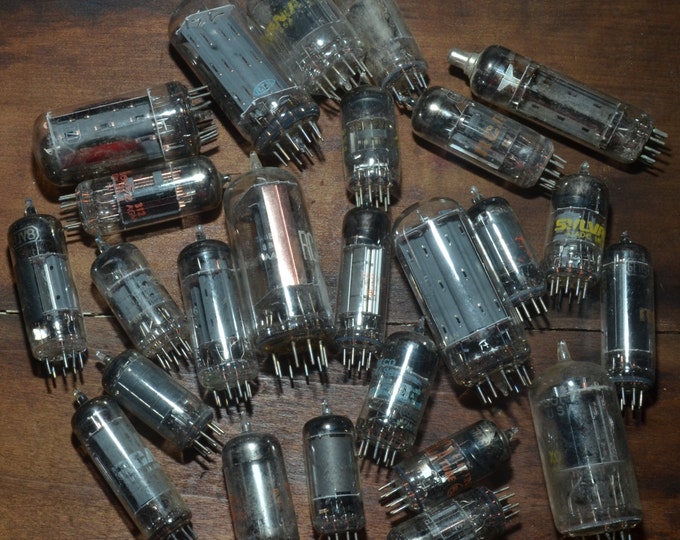 25 Assorted Vintage Radio/tv Tubes Steampunk Altered Industrial Art ...
