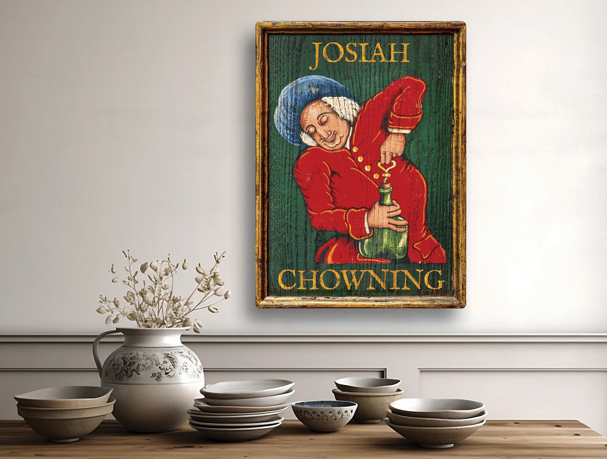 Chowning Tavern Sign Williamsburg Art Pub Sign Tavern Antique - Etsy