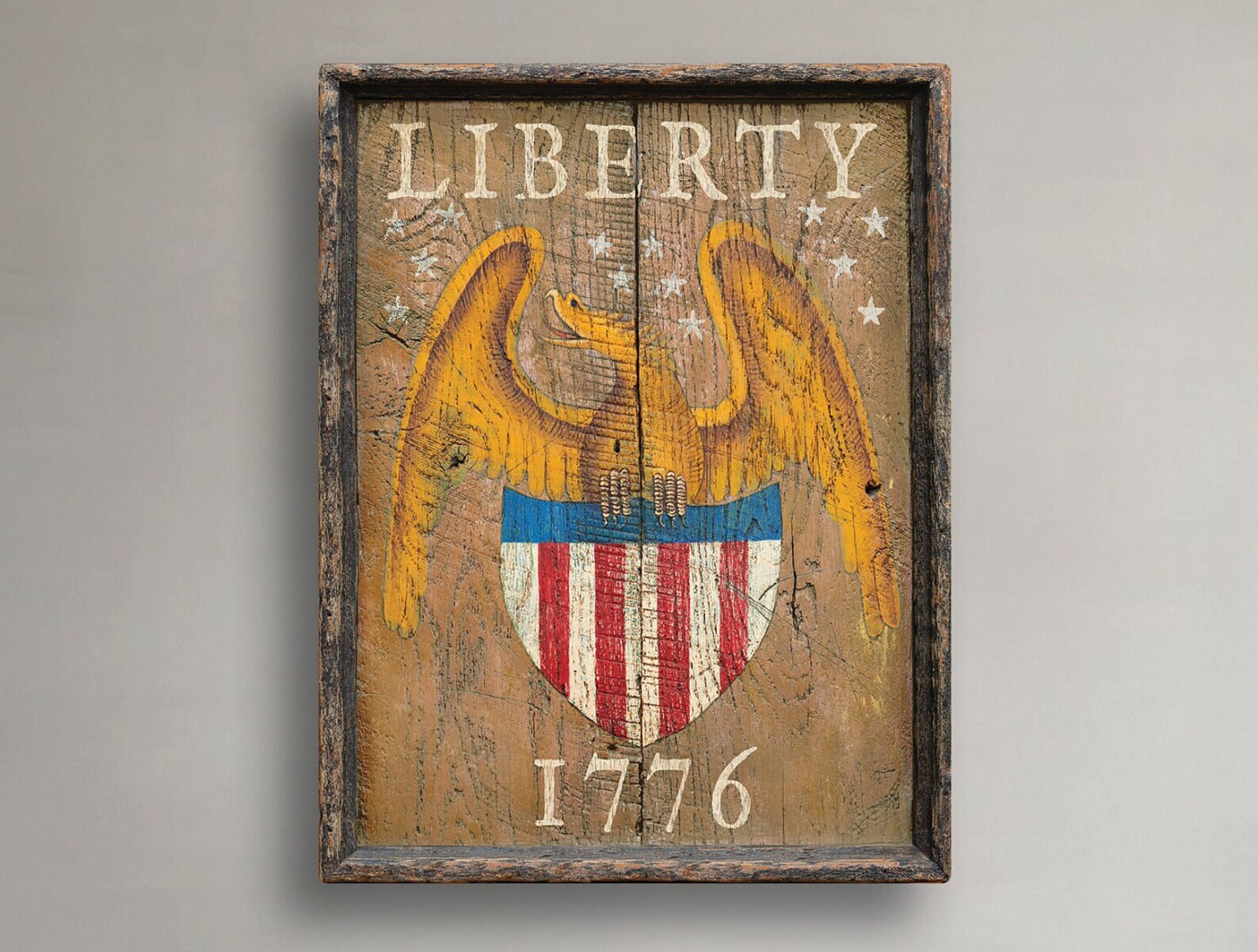 Liberty 1776 Tavern Sign Colonial Art Pub Sign Tavern Antique Primitive Americana Art Sign ...