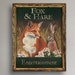 Fox & Hare - Vintage Tavern Sign Fox and Rabbit Art Colonial Decor ...