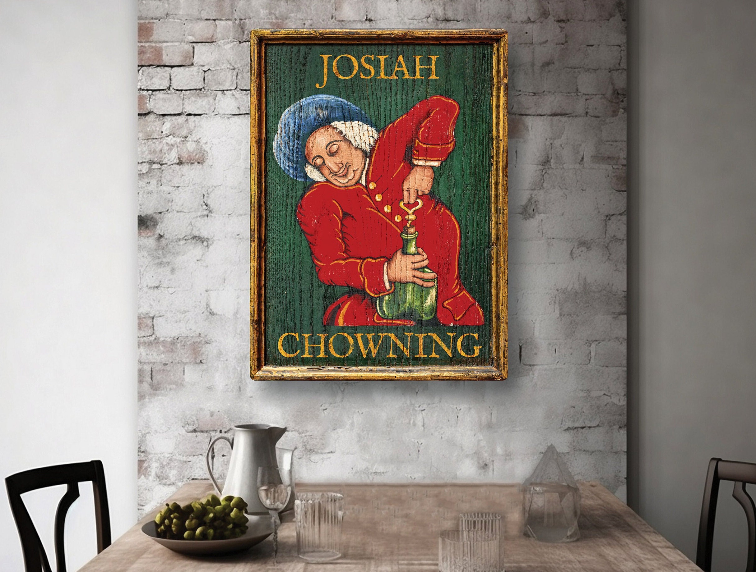 Chowning Tavern Sign Williamsburg Art Pub Sign Tavern Antique - Etsy