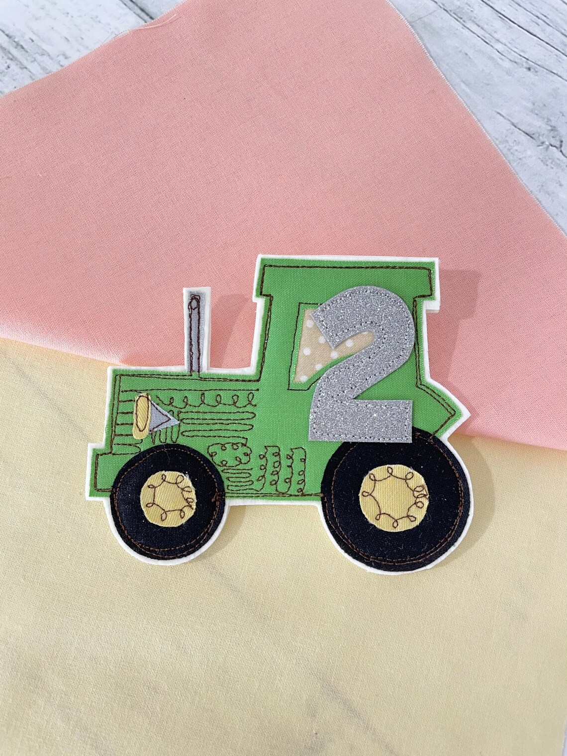 Tractor Age Badge - Choice of Colour - Etsy