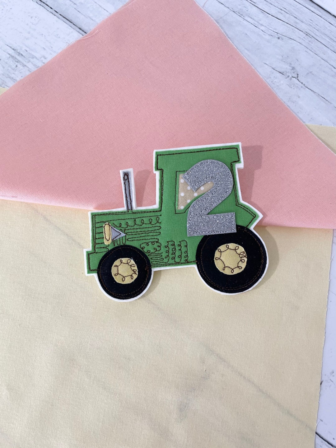 Tractor Age Badge - Choice of Colour - Etsy