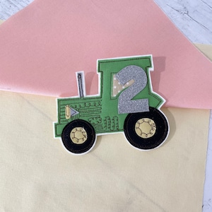 Tractor Age Badge - Choice of Colour - Etsy