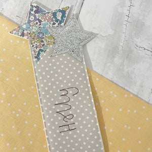 Custom Stars Bookmark - Custom With Name - - Etsy