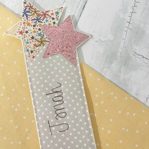 Custom Stars Bookmark - Custom With Name - - Etsy