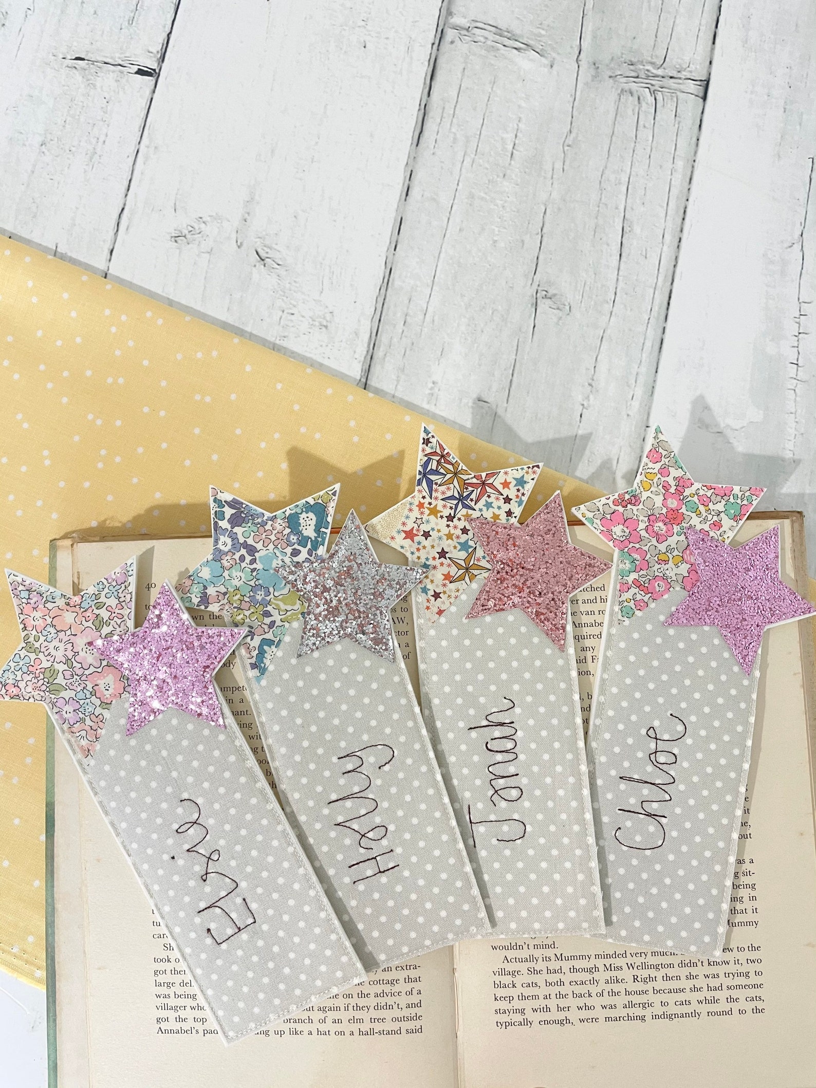 Custom Stars Bookmark - Custom With Name - - Etsy